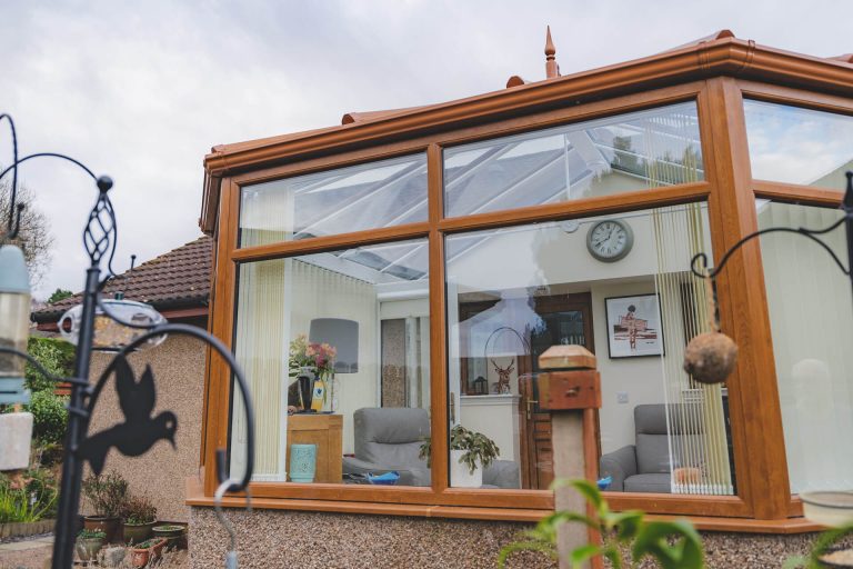 Light Oak UPVC Conservatory by Clearview Home Improvements | Lancashire ...